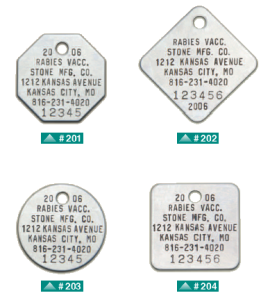 Rabies Tag Program - Stone Manufacturing